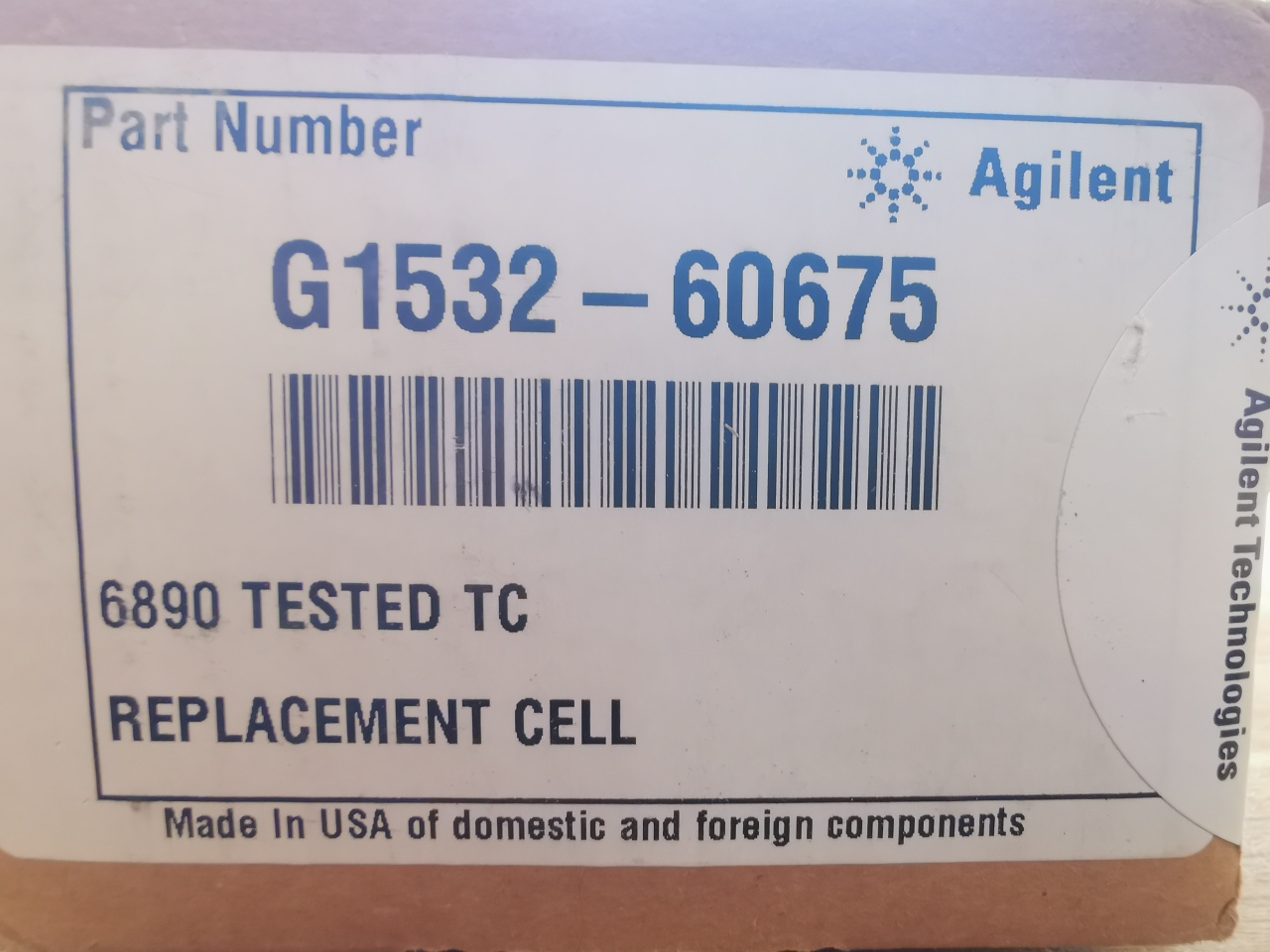 labequipment.ch - Agilent 6890N, 6890A TCD Cell Detektor G1532-60675